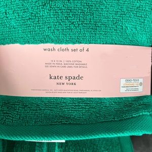 kate spade | Bath | 8 Pc Kate Spade Green Aqua Teal Turquoise Towel Set ...